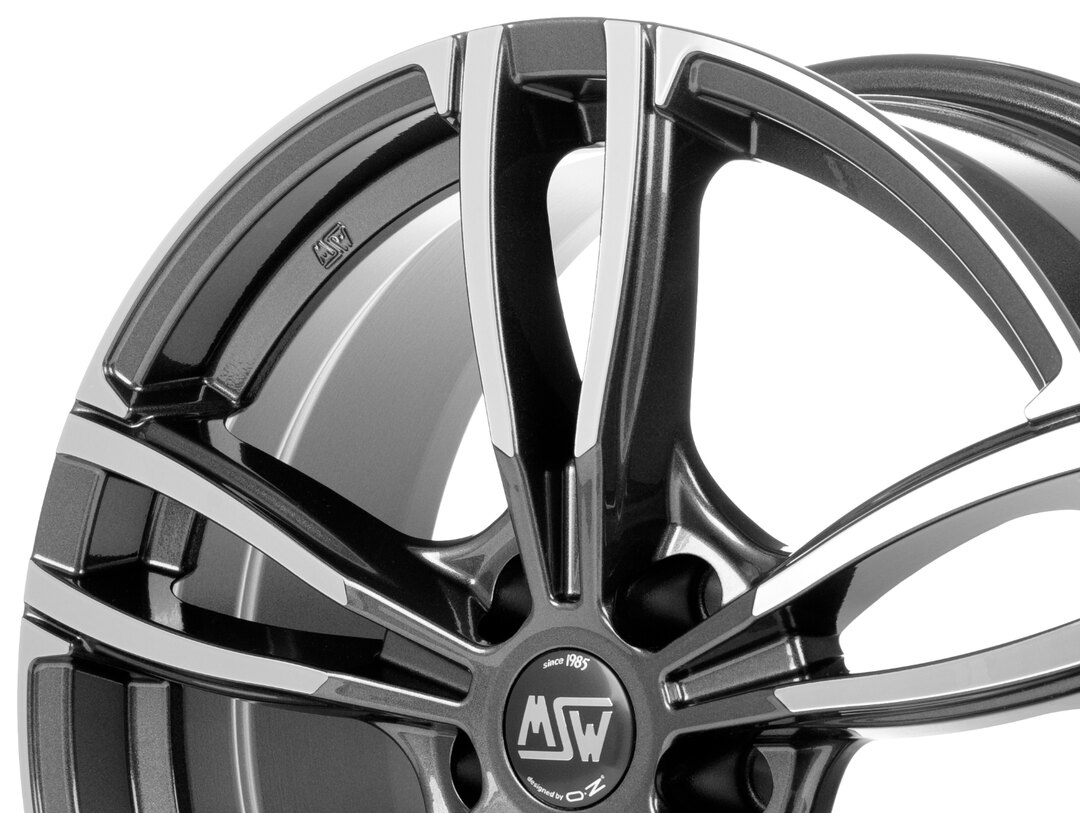 MSW 73 Gloss Dark Grey Full Polished | felgenoutlet.de