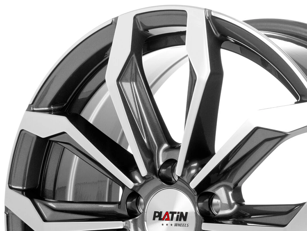 Platin P98 dark gunmetal polished | felgenoutlet.de