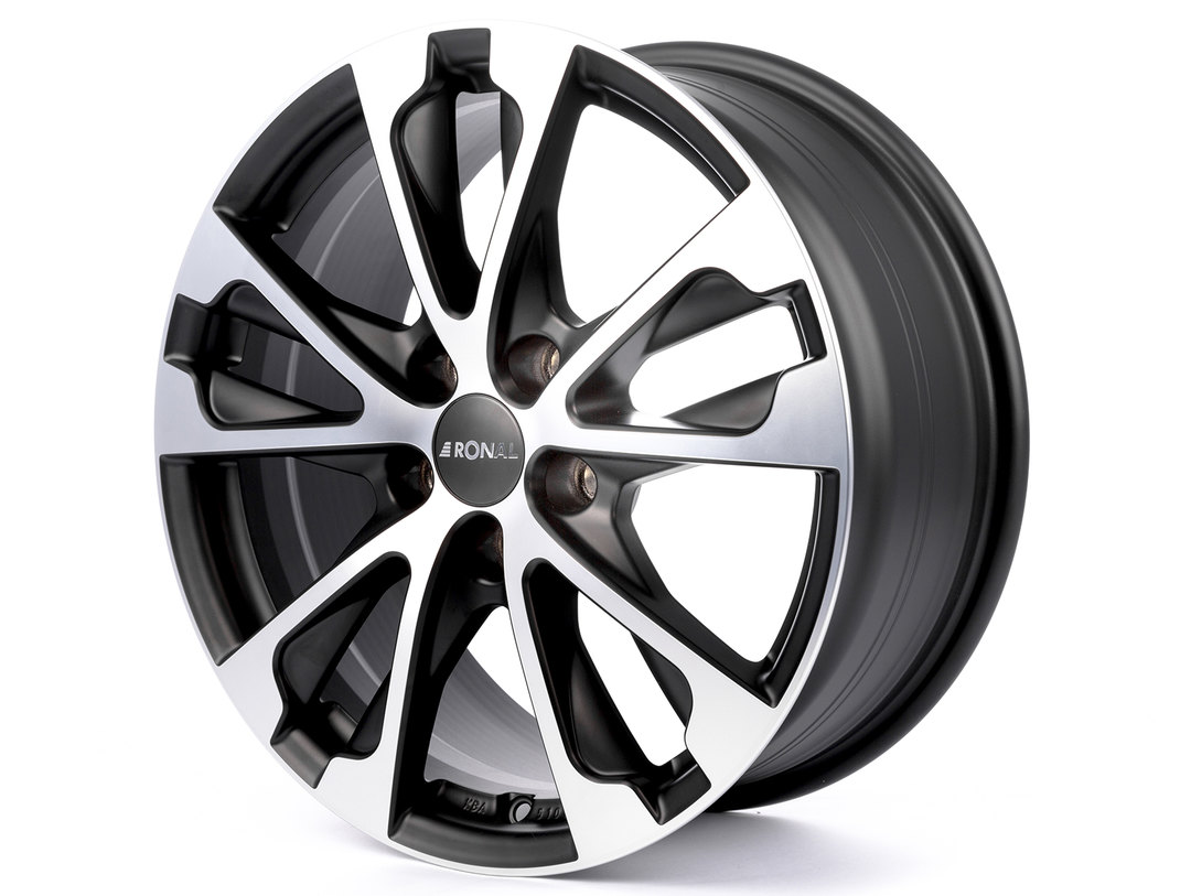 Ronal R61 Jetblack-Matt-Frontkopiert | felgenoutlet.de