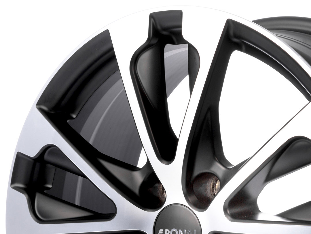 Ronal R61 Jetblack-Matt-Frontkopiert | felgenoutlet.de